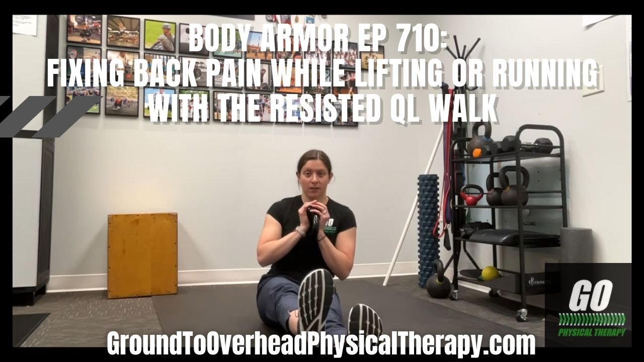 Body Armor EP 710: Fixing back pain while lifting or running with the ...