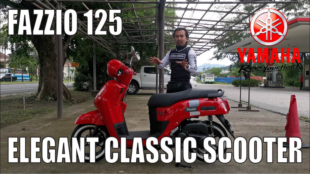 Yamaha Fazzio 125 Walk-around Review - YouTube