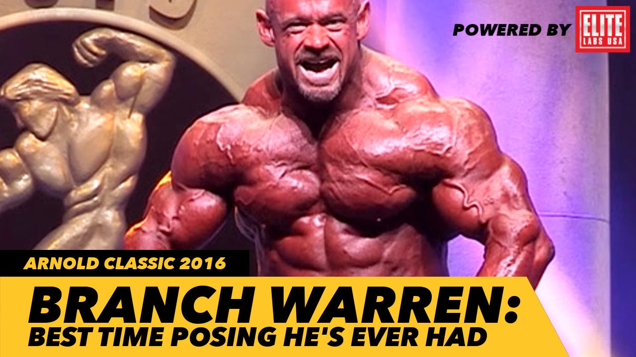 Branch Warren Interview: Arnold Classic 2016 Best Time Posing He's Ever ...