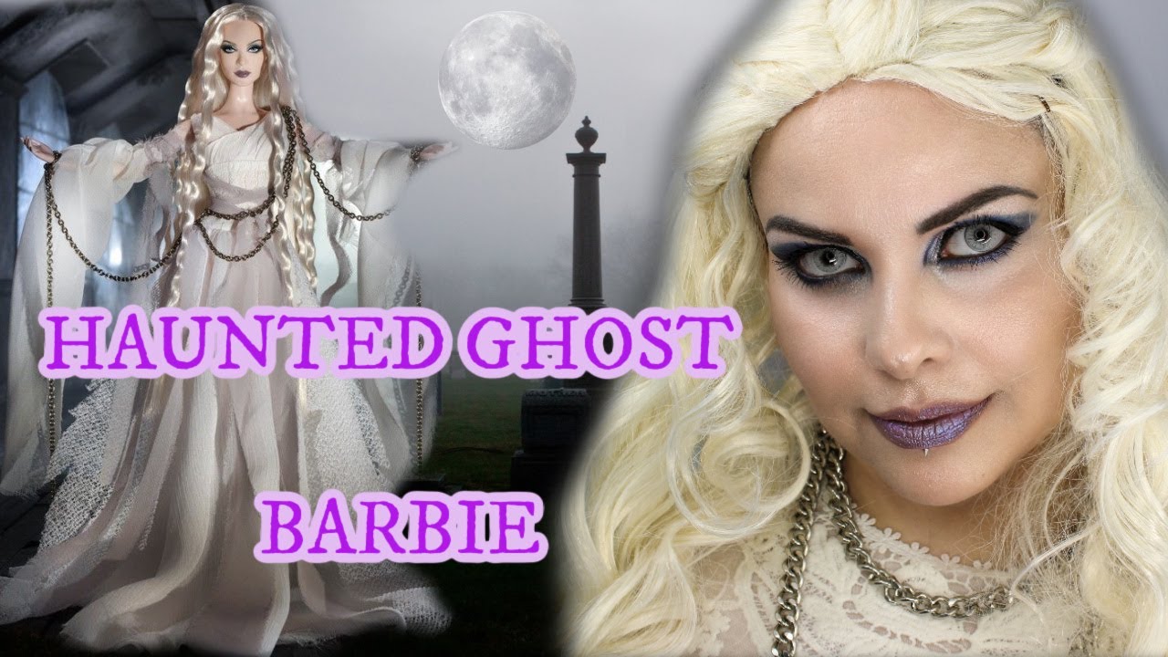 👻 MAKEUP & STORY TIME | GHOST BARBIE TUTORIAL | HAUNTED BEAUTY SERIES ...