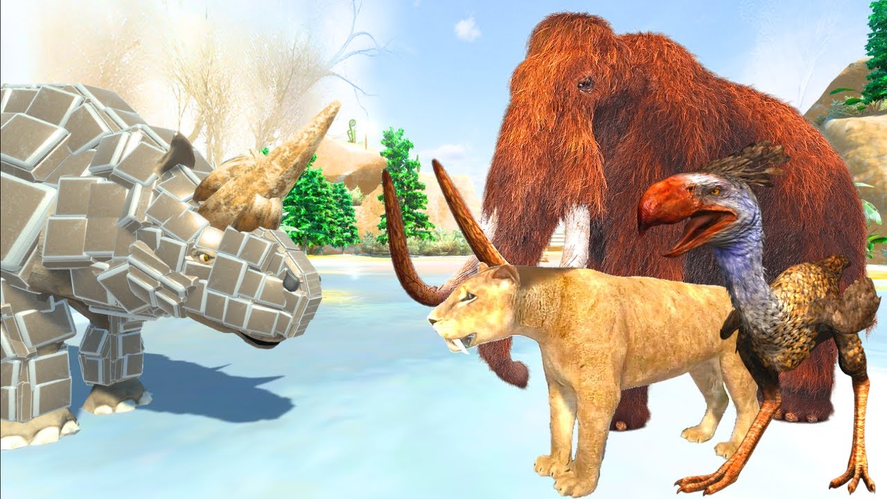 SINOTHERIUM VS PREHISTORIC ANIMALS - ANIMAL REVOLT BATTLE SIMULATOR ...