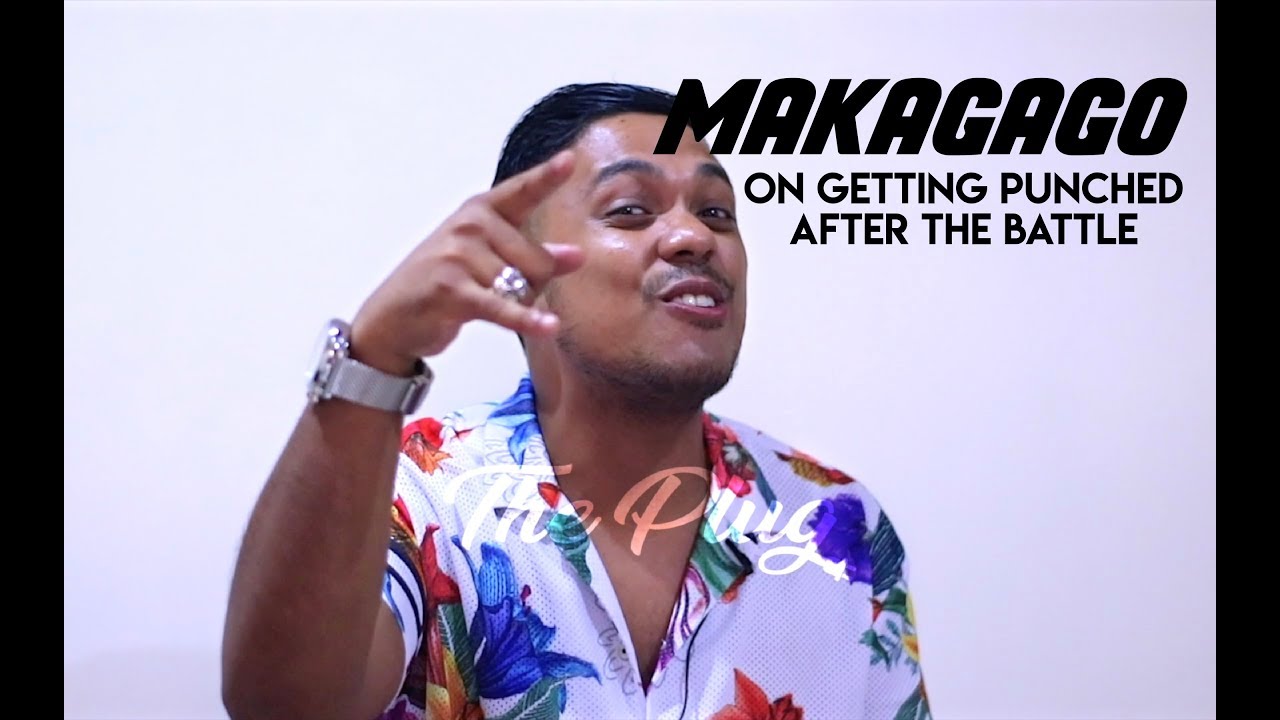 Makagago on getting punched after the battle - YouTube