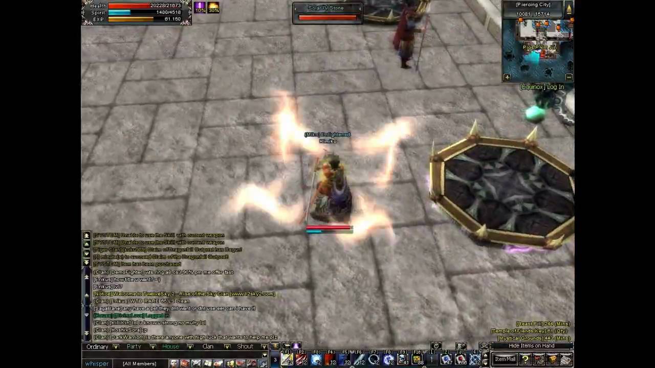 Twelve Sky 2 - Diety/God Level skills - Guanyin/Dragon - YouTube