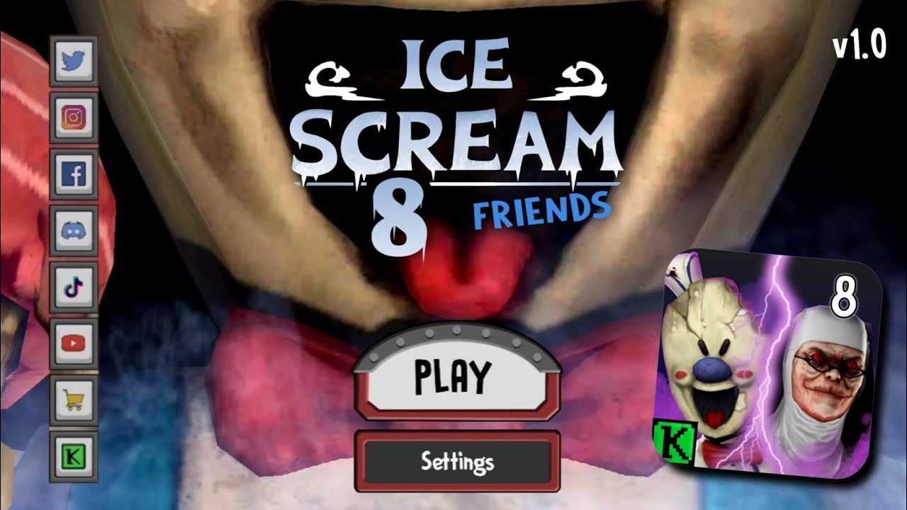 ICE SCREAM 8 MAIN MENU😱 | FANMADE - YouTube
