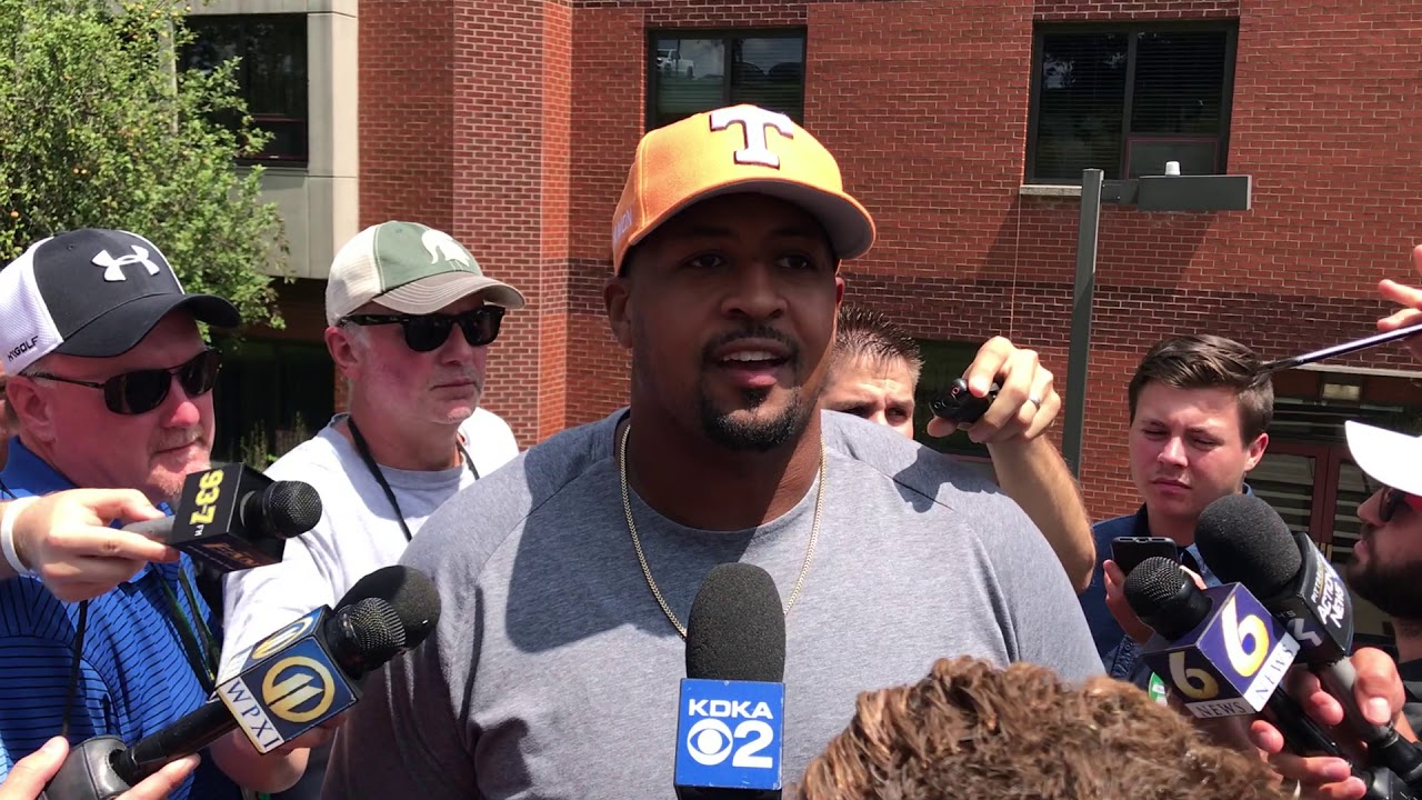 Steelers OG Ramon Foster 7/25/19 | Camp Report Day | Steelers Now - YouTube