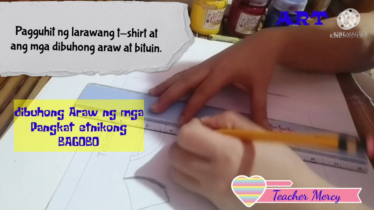 Pagguhit ng CRAYON RESIST ng Disenyong-Etniko_ART 4 - YouTube