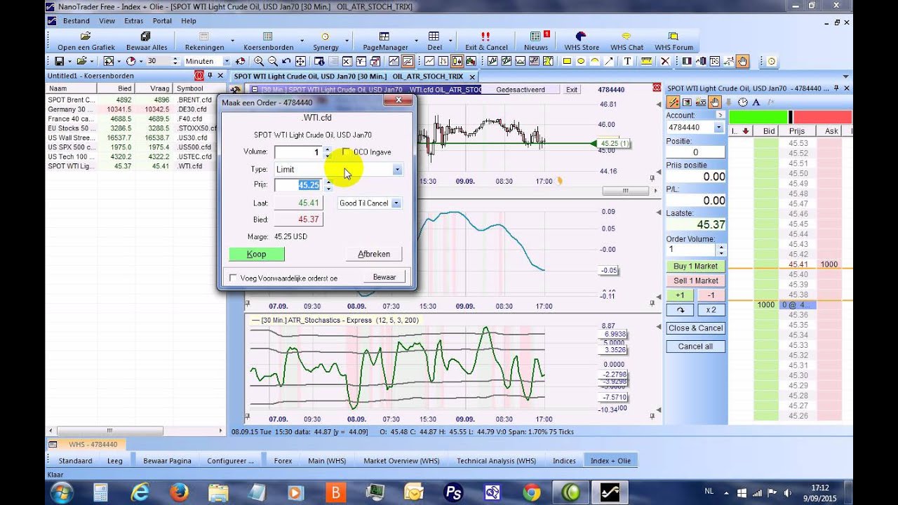 NanoTrader Free: Orders ingeven via de SpeedTrader - YouTube