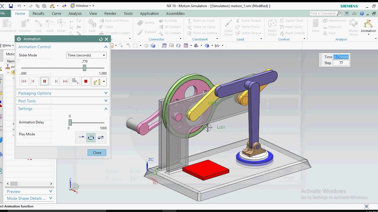 #nx Stamping Machine | NX unigraphics | Motion Simulation | NX 10 ...