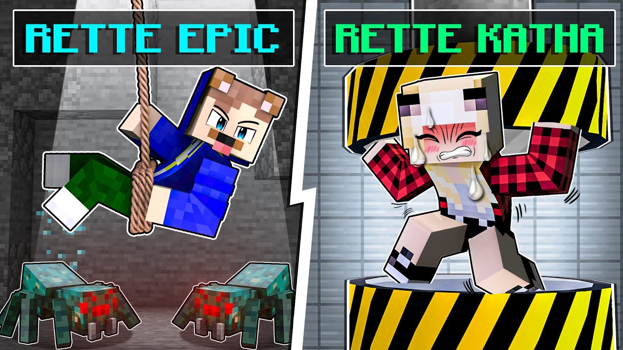 EPICSTUN ODER KATHA RETTEN IN MINECRAFT! - YouTube