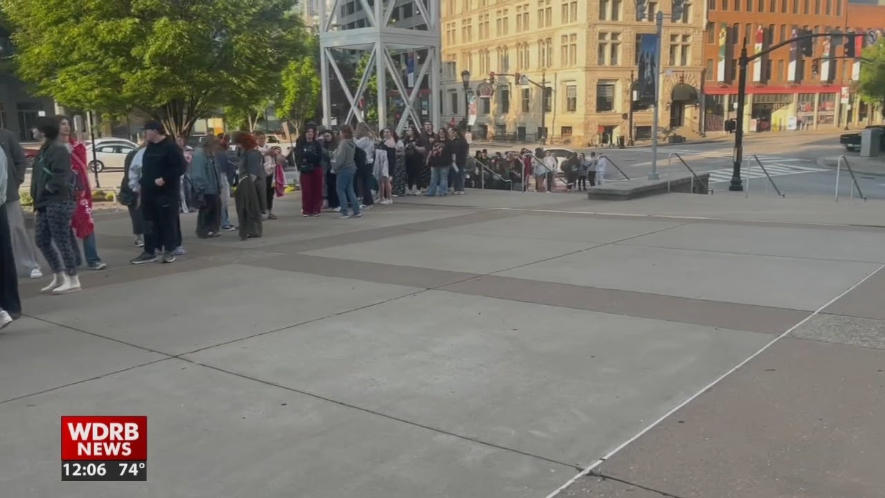 Greta Van Fleet fans line up early for Thursday's concert at the KFC ...