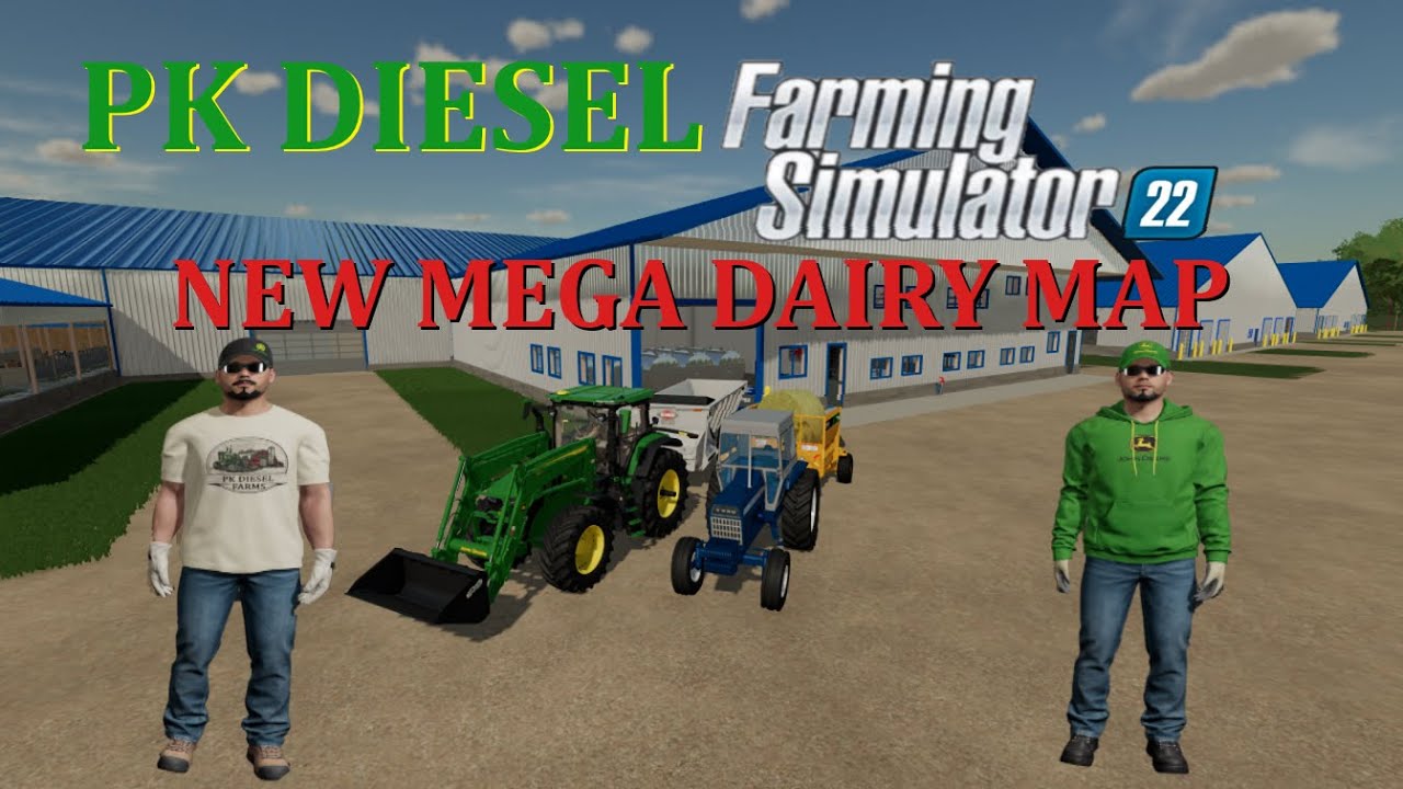 NEW MEGA DAIRY MAP TOUR - YouTube