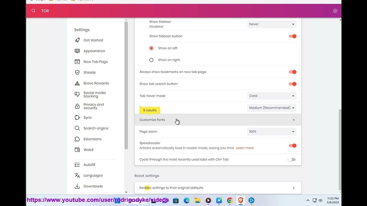 Enable and use Tor in Brave browser - YouTube