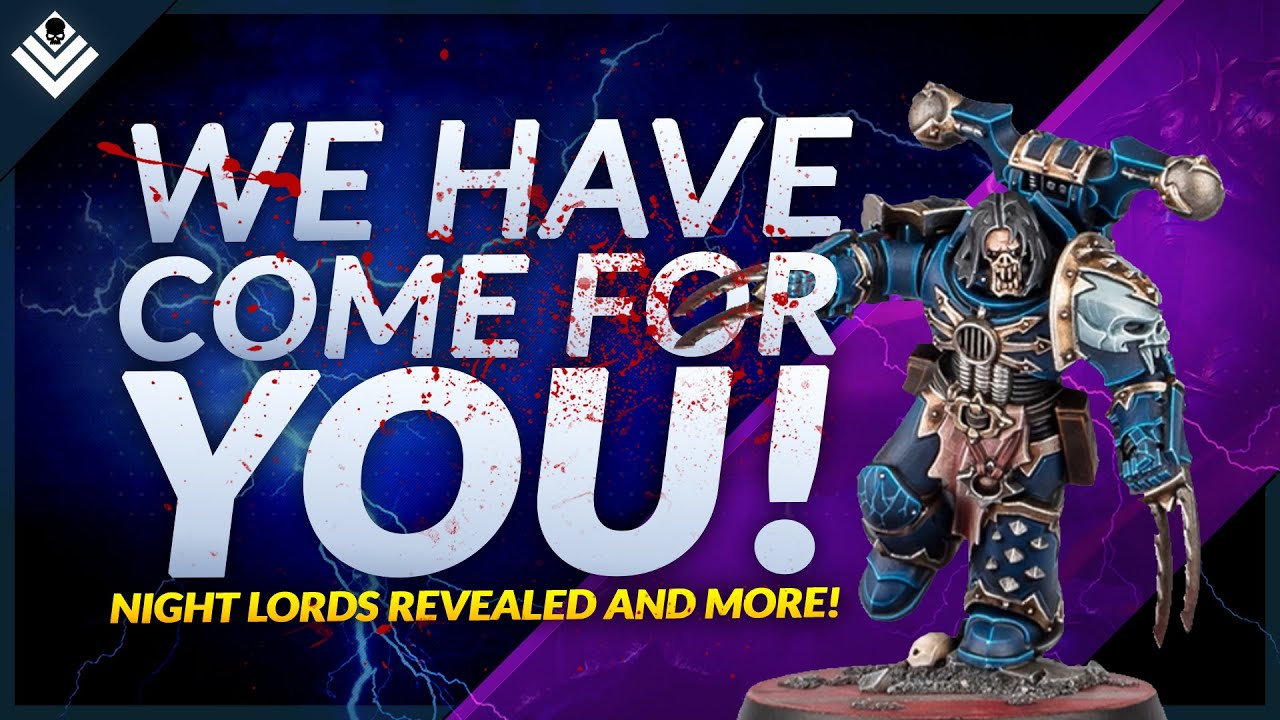 Exciting New 40k Reveals! Night Lords Kill Team, Dark Angels, Orikan ...
