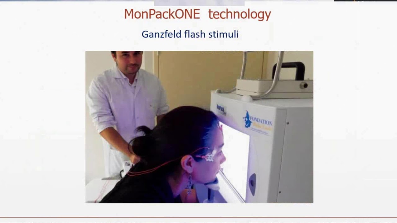 MonPackONE -1- Vision electrophysiology - Ganzfeld flash ERG - YouTube