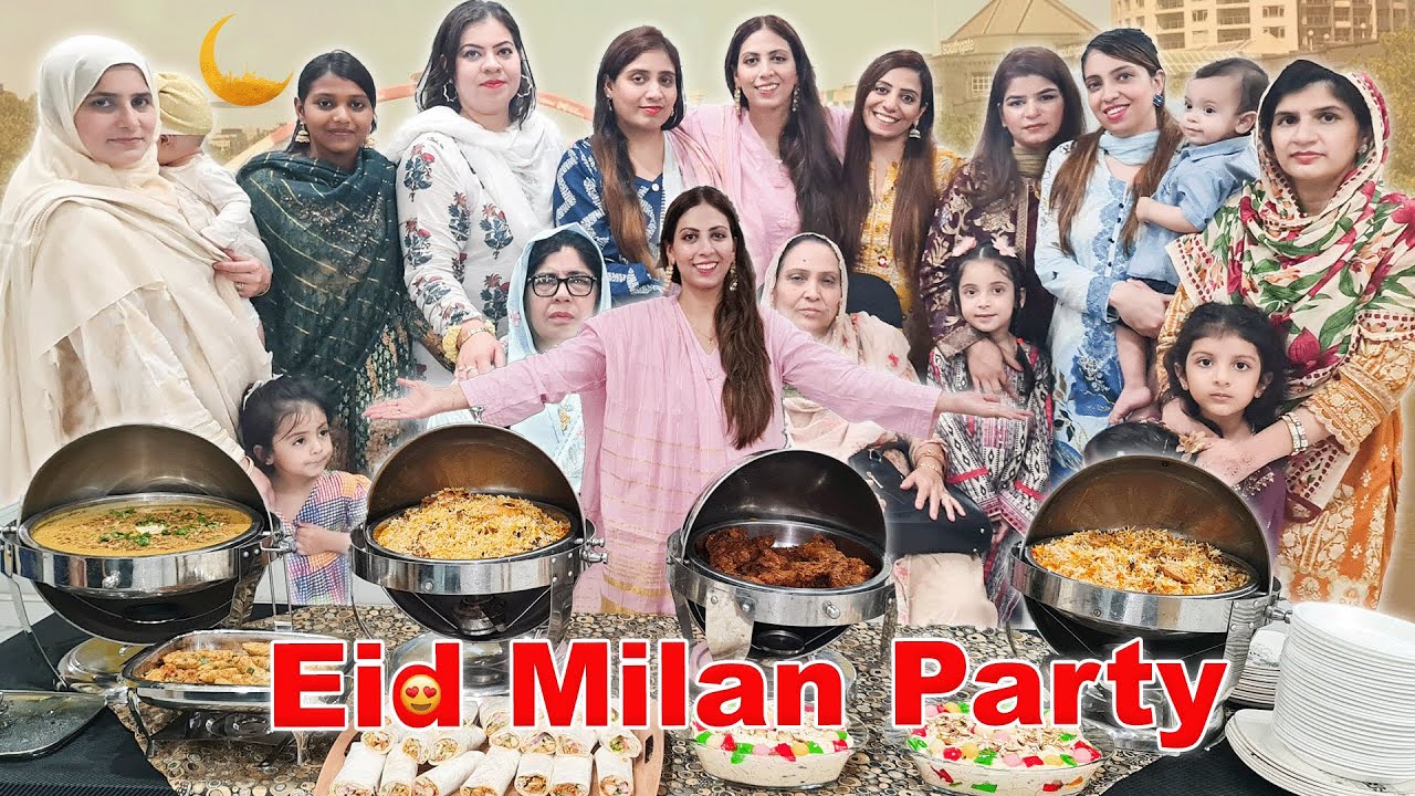 Eid Milan Party Par Amna Nay Kitni Dishes Bnayein? - YouTube