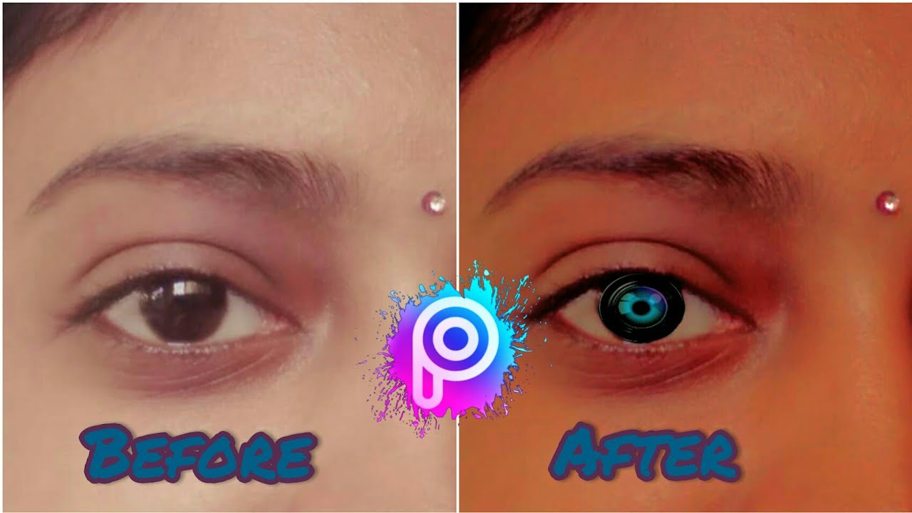 How to edit eye lens in picsart 👀 || How to make attractive profile for ...