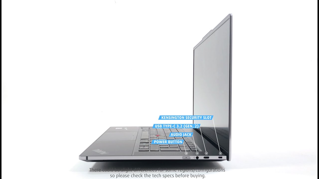 🔄 Lenovo ThinkPad Z16 Gen 1 - Ports info and 360º look - YouTube
