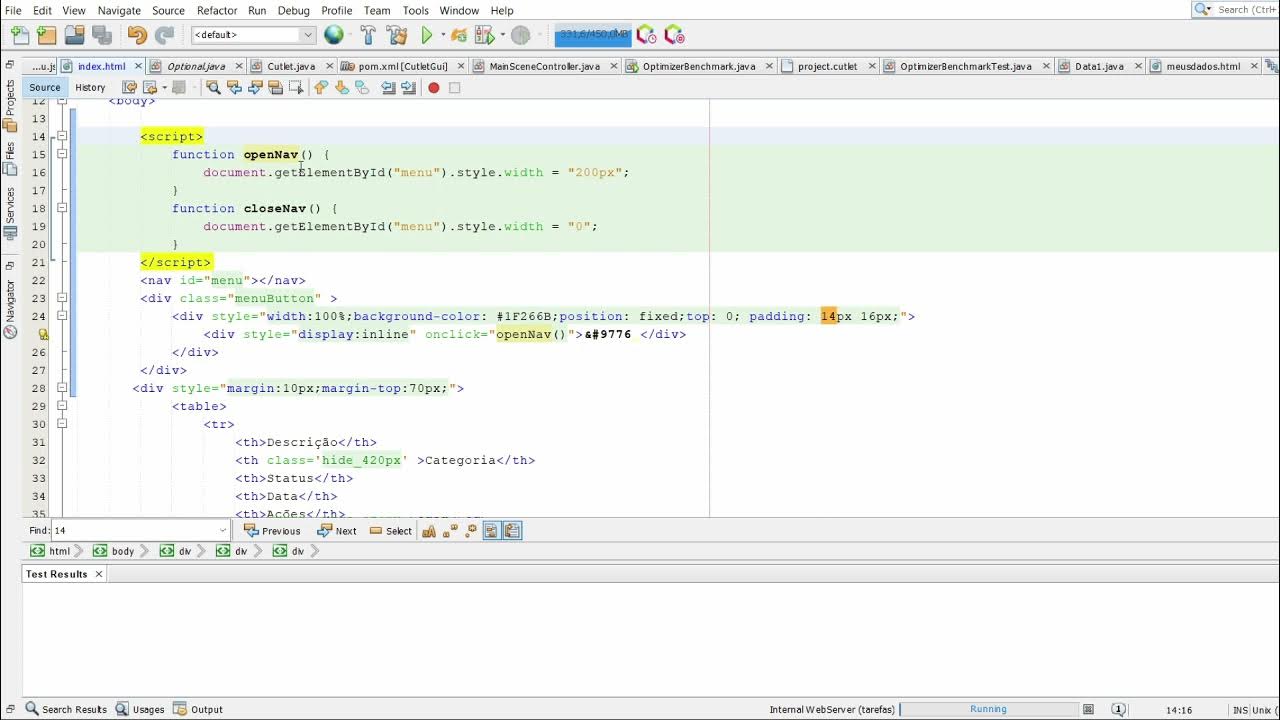 Aula 4 Lista De Tarefas Menu Com Javascript E Css Youtube