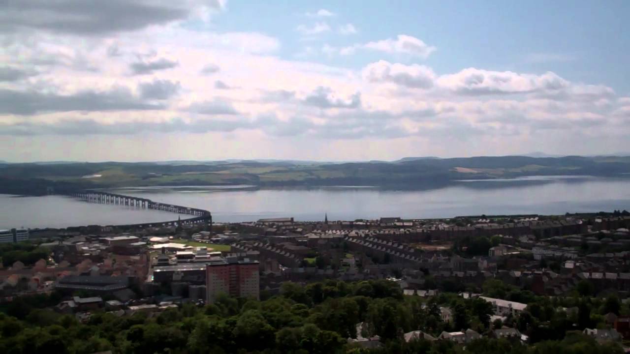 View From Dundee Law Scotland - YouTube