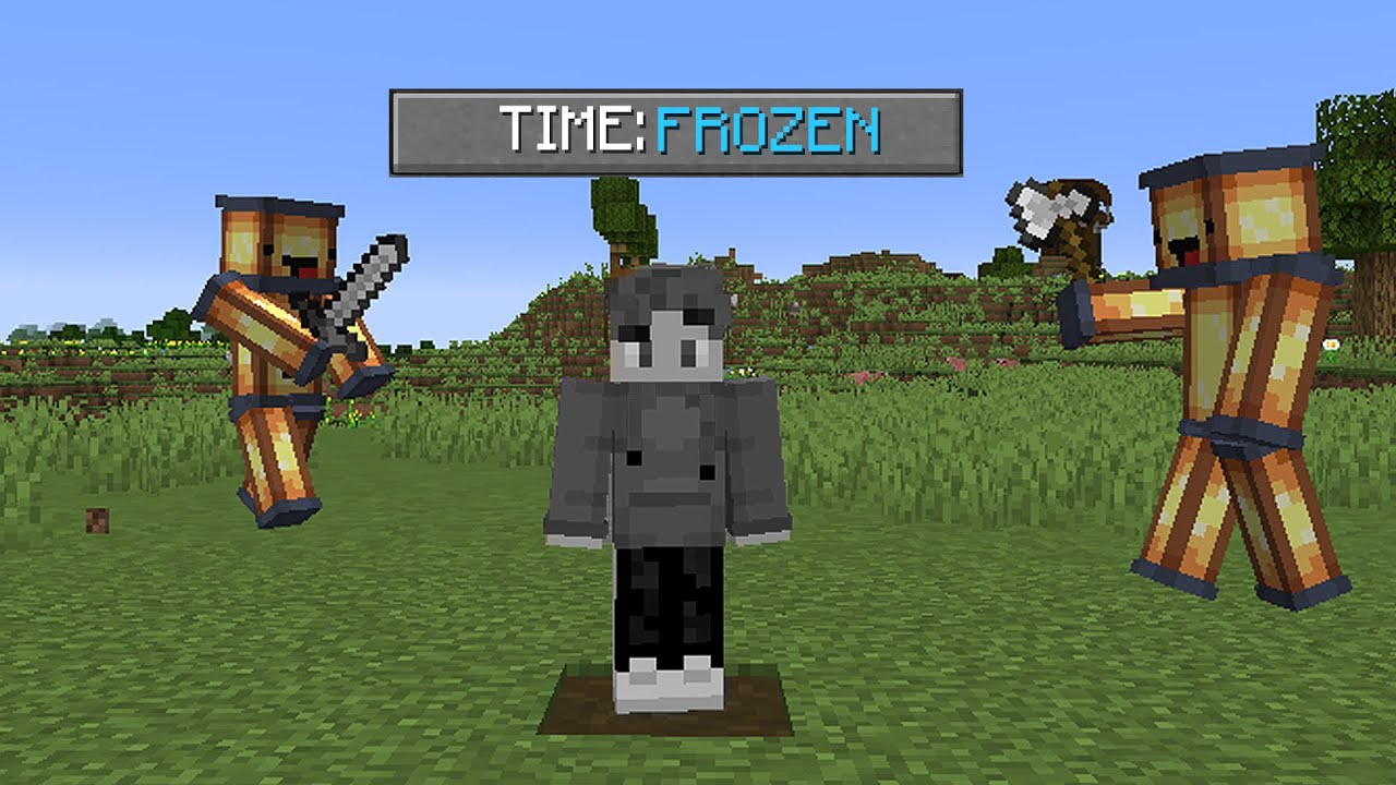 Minecraft's Time Stop Mod Is CHAOTIC - YouTube