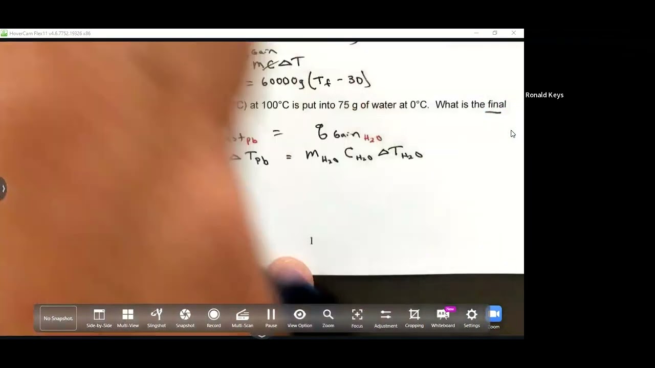 Chem 105 F22 Keys 11-1 Ch.5 Heat Fusion Vaporization 1st law of Thermo ...