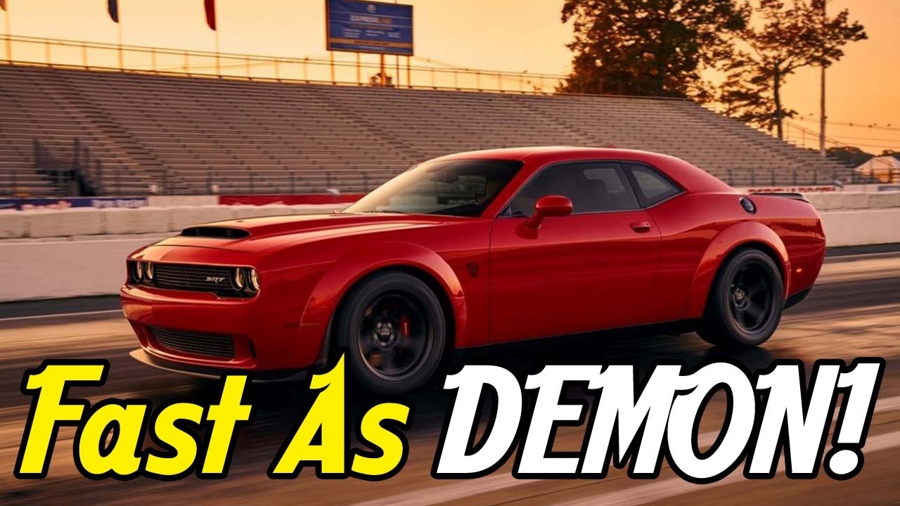 You Have To Believe!With 840 horses, Dodge Demon is 'world's fastest ...