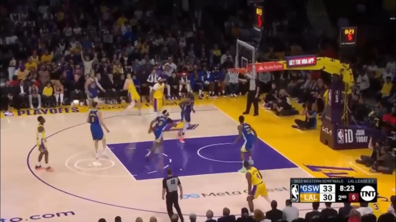 Golden State Warriors vs Los Angeles Lakers Game 4 2nd QTR Highlights | 2023 WCSF | - YouTube