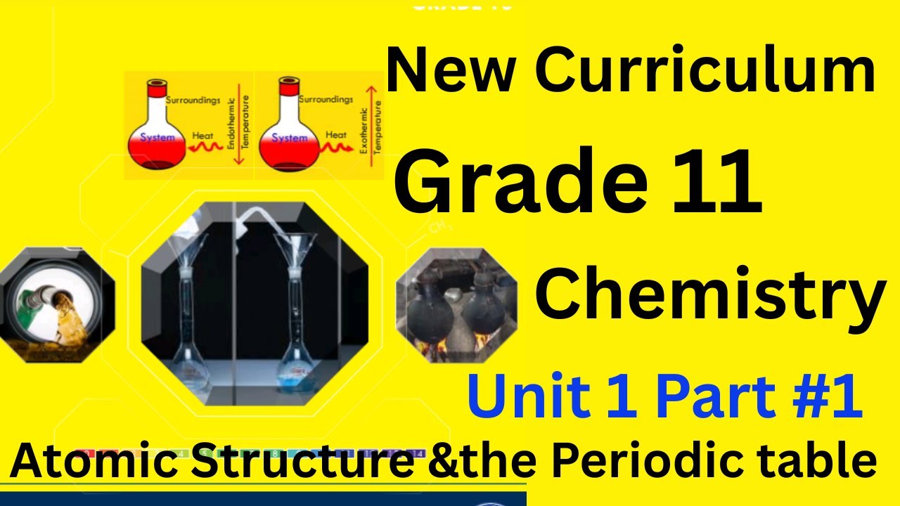 Chemistry Grade 11// Unit 1 //Atomic structure and periodic table ...