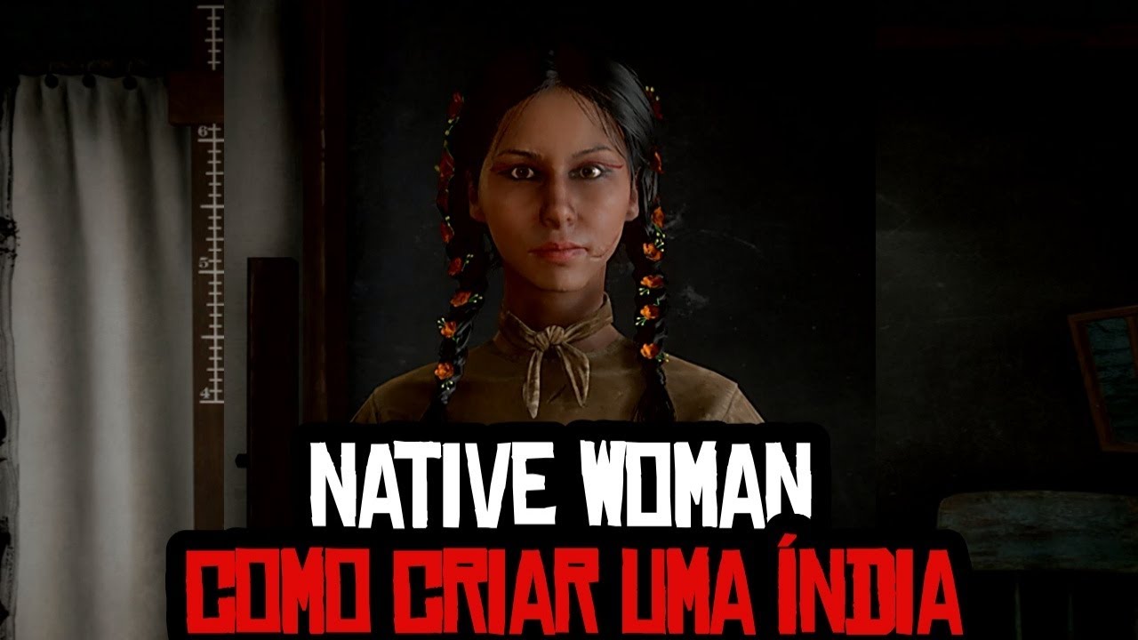 COMO CRIAR UMA ÍNDIA - CHARACTER CREATION - RED DEAD ONLINE - YouTube