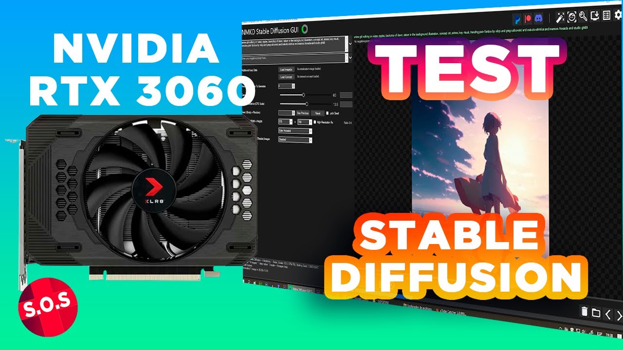 Prueba de velocidad Nvidia RTX 3060 12 GB en Stable Diffusion 2023 ...