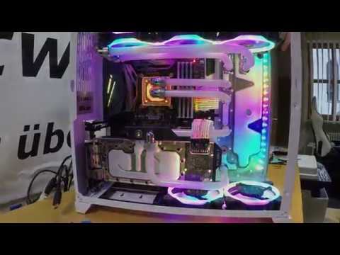 PC RGB Snow Edition i9-9900k, 2080ti RGB EKWB, Lian Li Dynamics ...