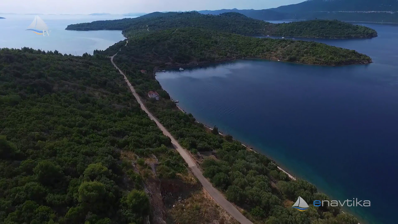 Zaliv Vičabok, otok Rava (Hrvaški otoki iz zraka) - YouTube