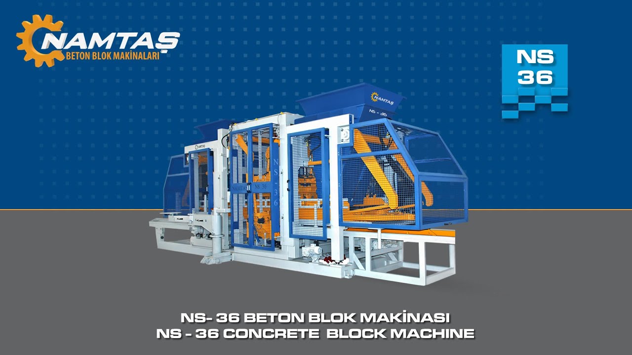 NS -36 BETON - BİMS BLOK MAKİNASI - YouTube