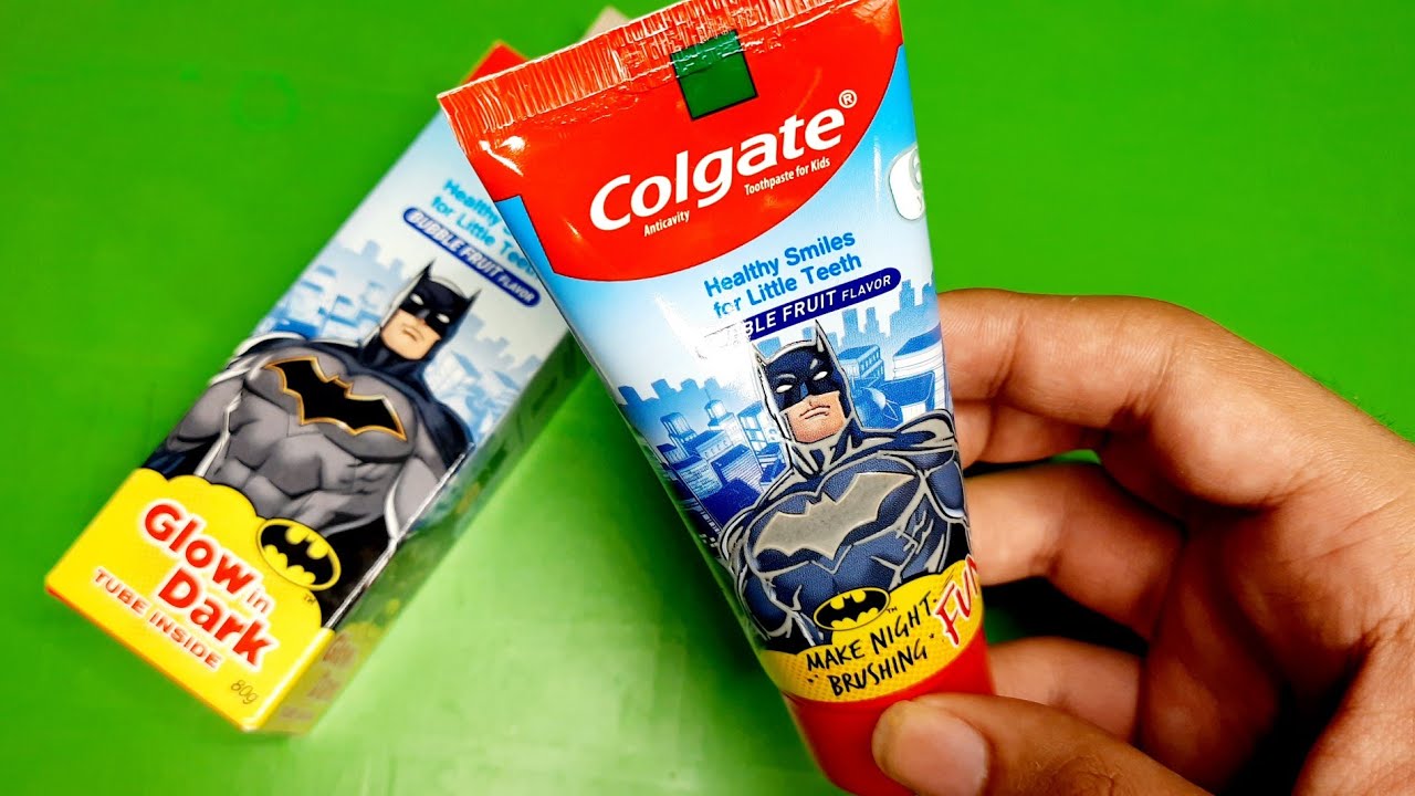 batman Colgate glow in dark 🤩 - YouTube
