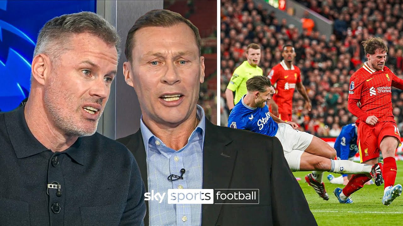 "SHOCKING" | Jamie Carragher and Duncan Ferguson on Tarkowski's challenge on Mac Allister - YouTube