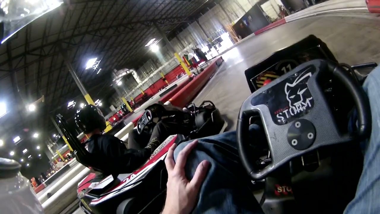 Karting at Autobahn Indoor Speedway in Jessup Maryland - YouTube