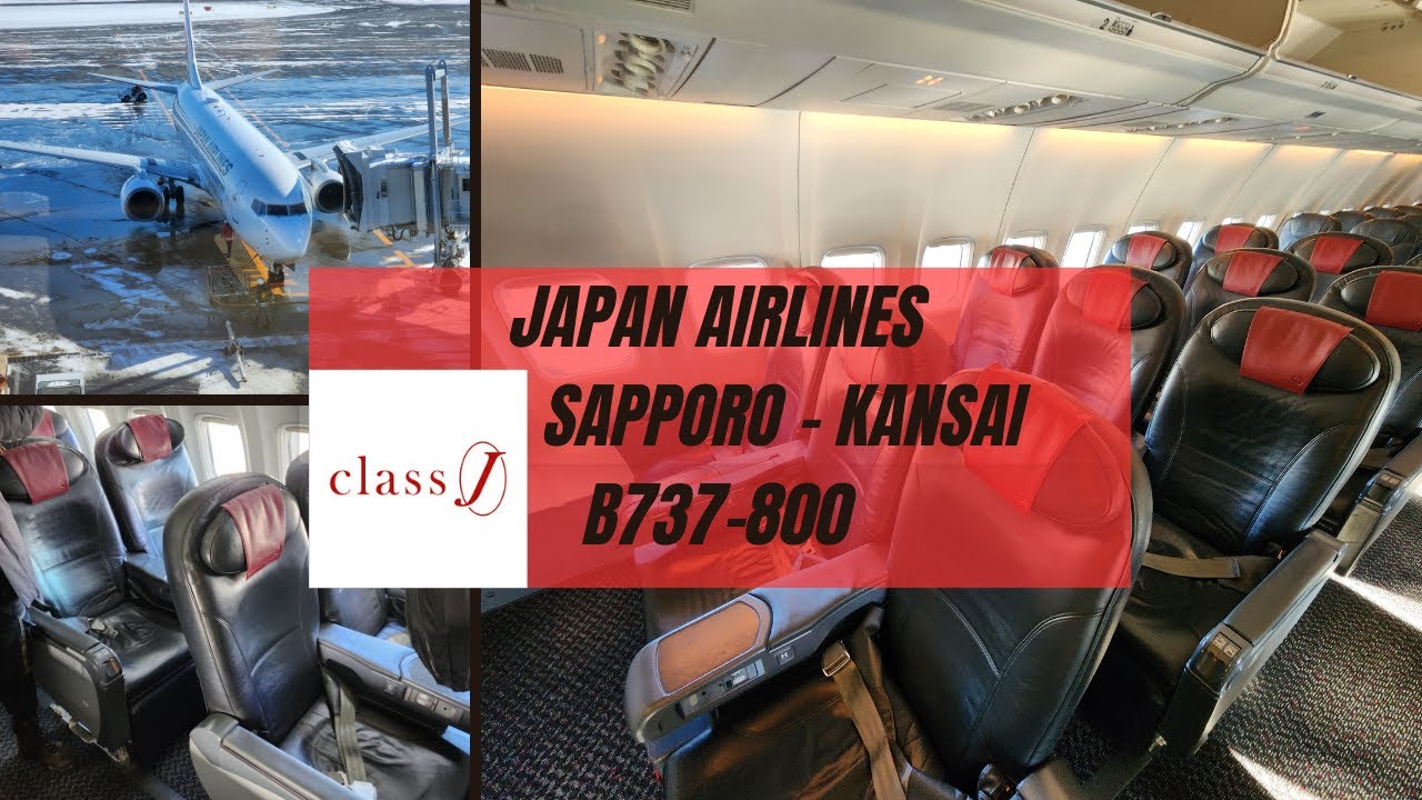 Japan Airlines (JAL) Class J ️ Sapporo to Osaka Kansai JL2504 - YouTube