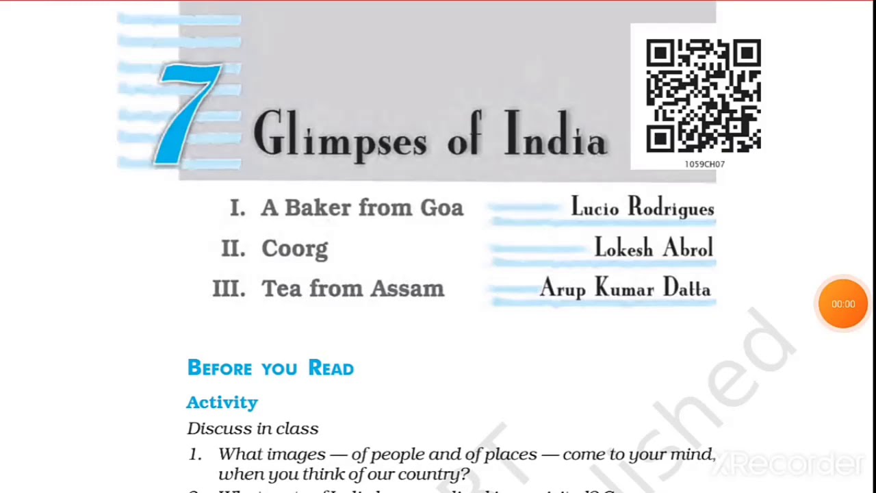 A Baker from Goa Chapter 7 Glimpse of India Class X NCERT Book summary ...