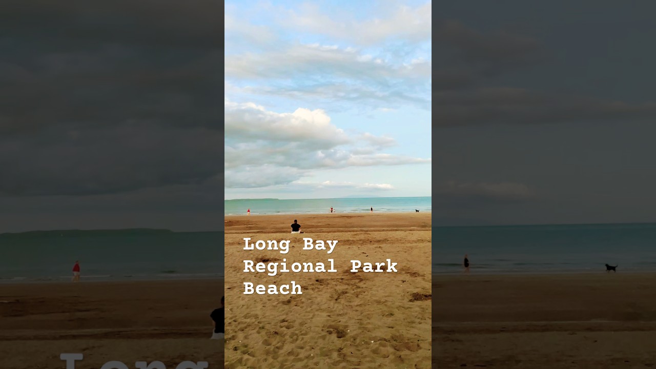 Long Bay Regional Park Beach New Zealand - YouTube