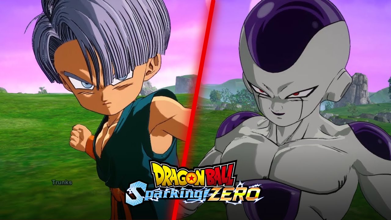 Kid Trunks vs Frieza Interactions and Combat - Dragon Ball Sparking ...