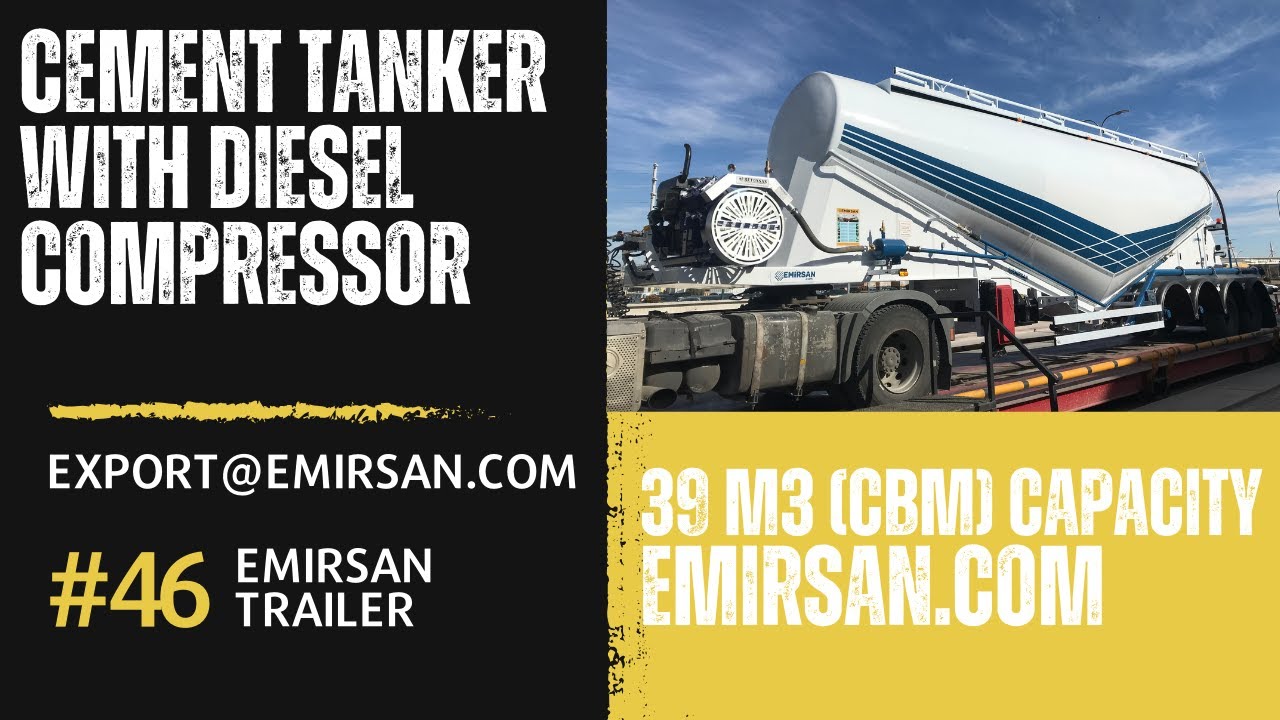 Cement Bulker - 39 CBM 4 Axle - YouTube