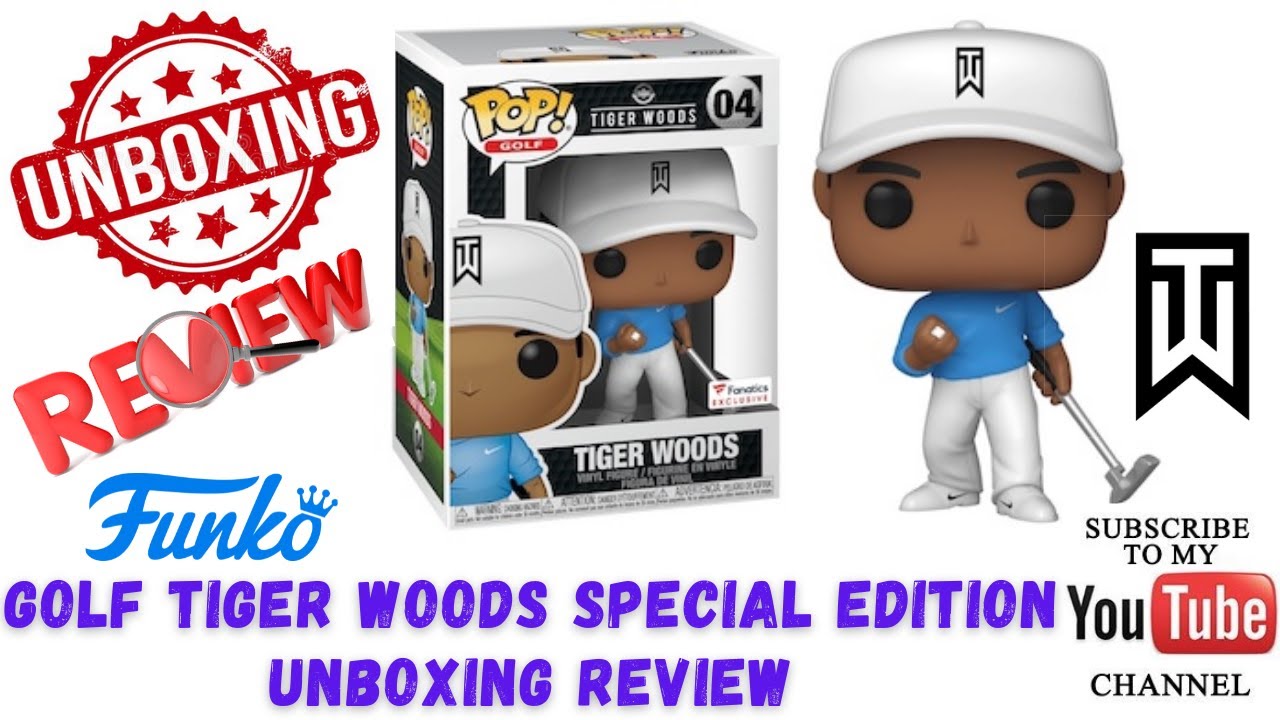Funko Pop Golf Tiger Woods Special Edition Unboxing Review - YouTube