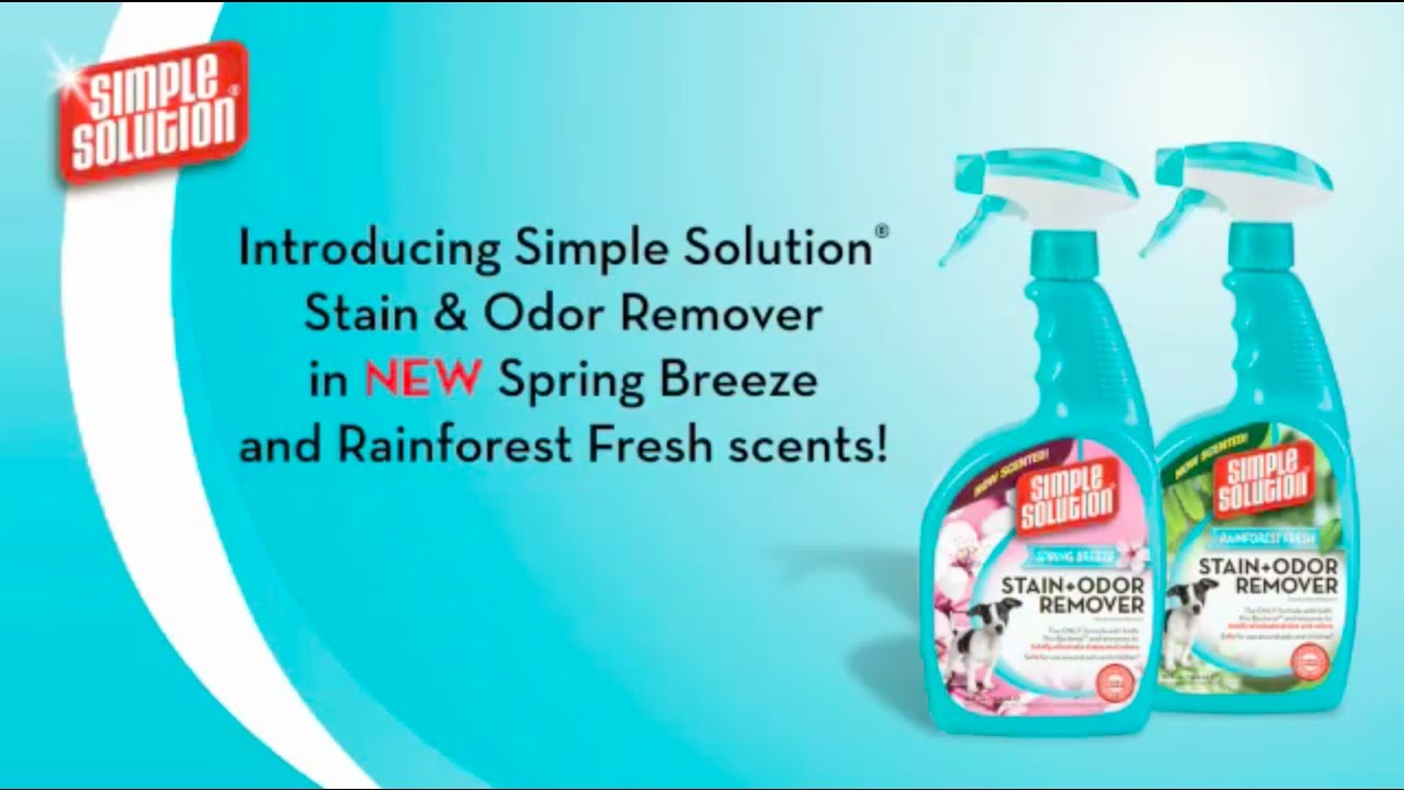 Simple Solution - Enzymatický odstraňovač zápachu a nečistot - YouTube