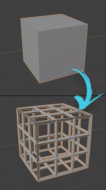 How to create wireframe in Blender #blender3d #cgian #3d - YouTube