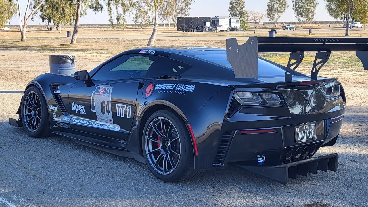 Fastest C7 Corvette in the World Hotlap Buttonwillow CW13 - YouTube