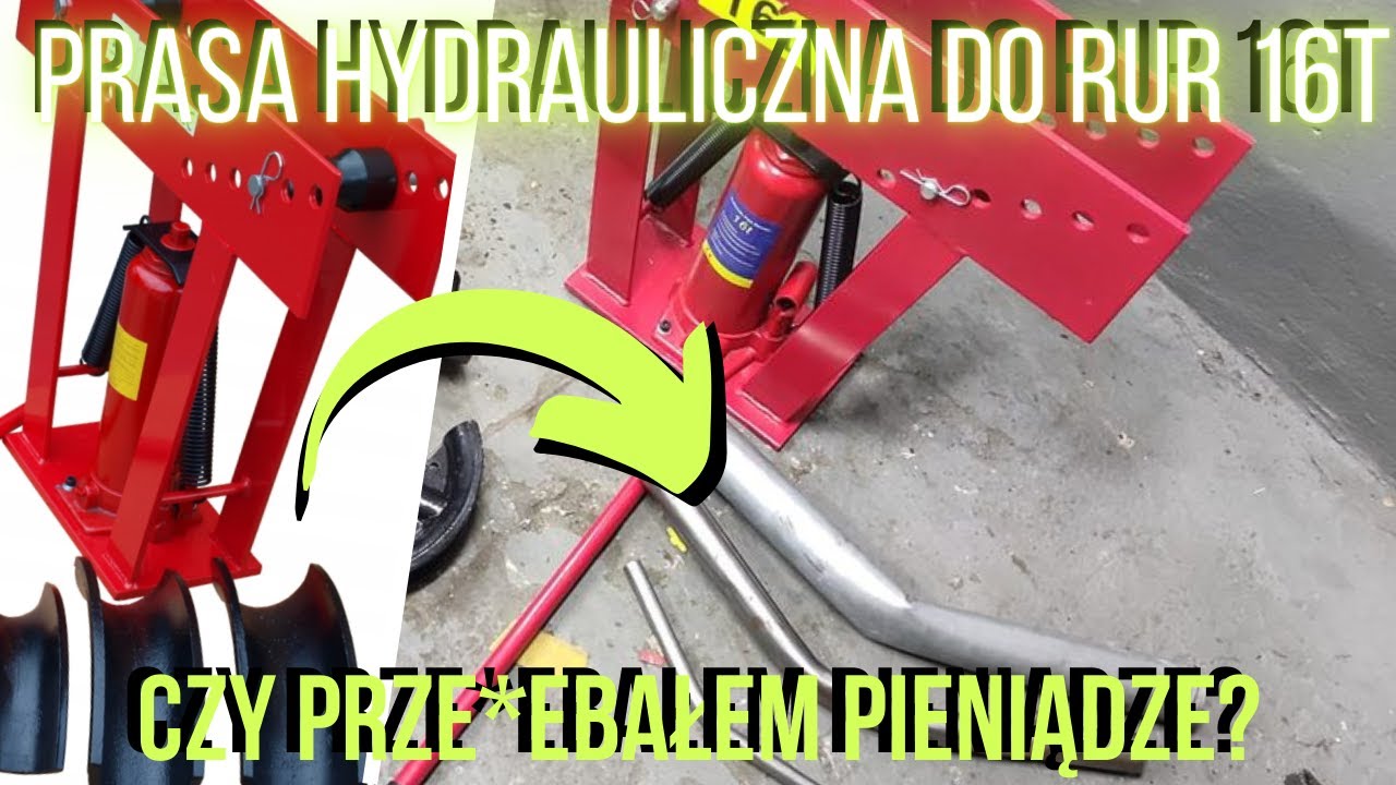 Hydrauliczna giętarka do rur 16T I Czy kupiłem właśnie bubel? - YouTube
