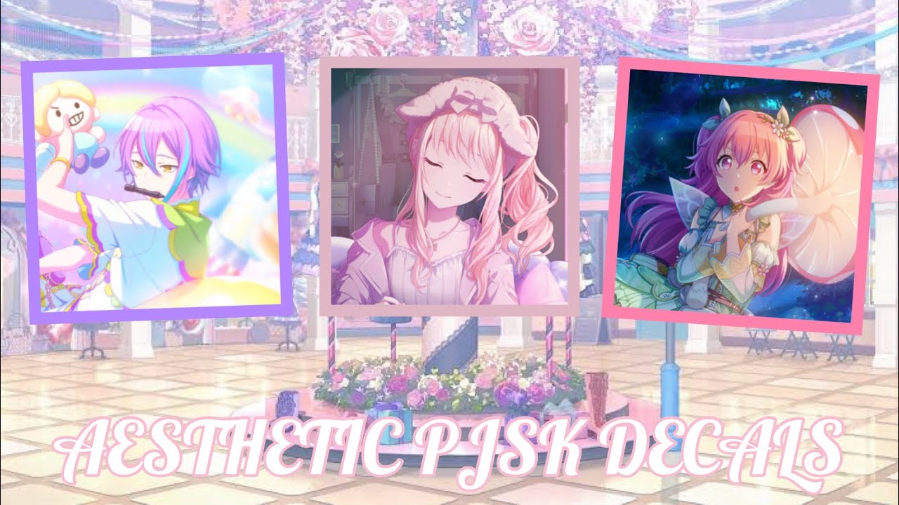 Roblox || AESTHETIC PJSK ICONS / DECALS / DECAL ID || For Bloxburg ...