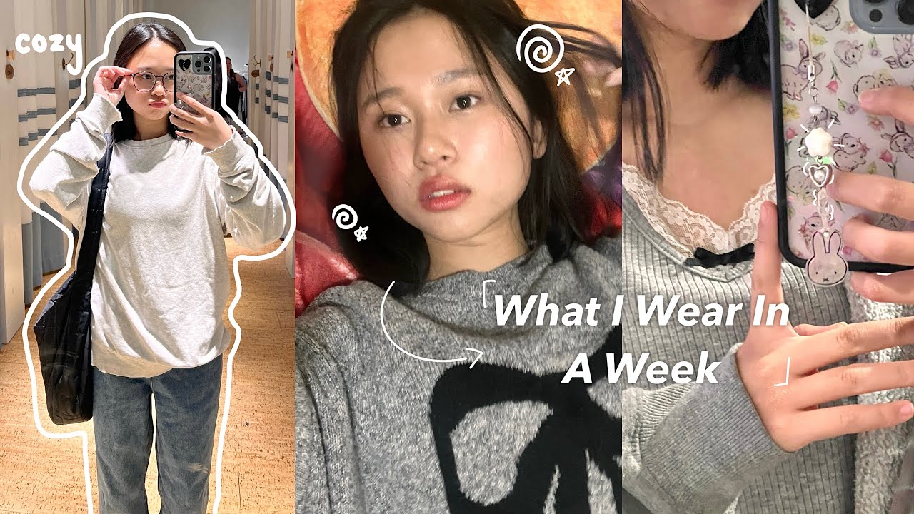 What I wear In A Week 𐐪♡𐑂 [Acubi Fashion, Boxing Day, Christmas Eve ...