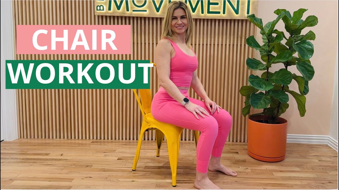 15-Minute Chair Workout | Back Pain Relief Exercises for a Pain-Free ...