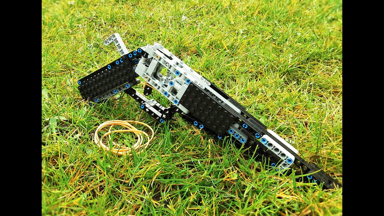 Lego target rubber band gun - YouTube